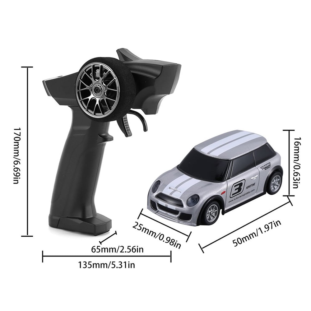 Buy 1:76 Turbo Racing RC Car Full Proportional Electric Race RTR Car ...