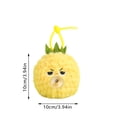 Fruit Pinch Stress Ball Plush – Soft Squeezable Tomato, Peach ...