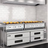 84 in. Commercial Chef Base Refrigerator Storage Cabinet for Cold Foods ...