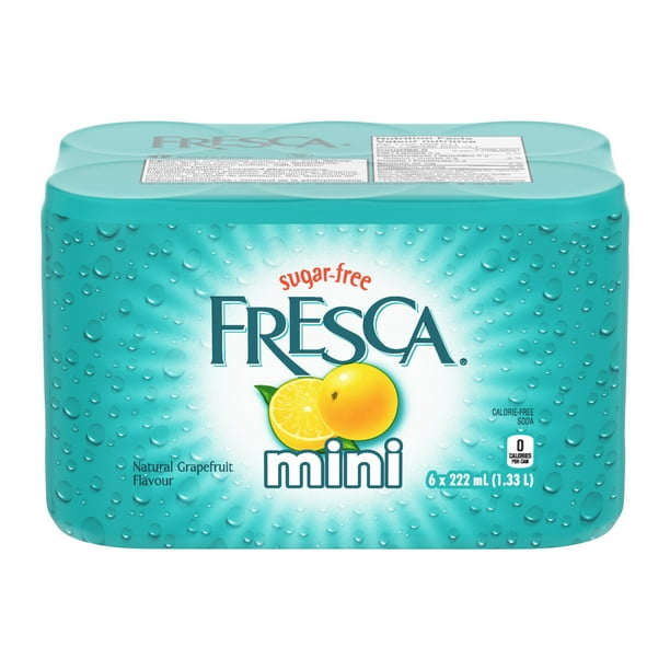 Fresca 222mL Mini-Cans 6 Pack, 222 mL - Walmart.ca