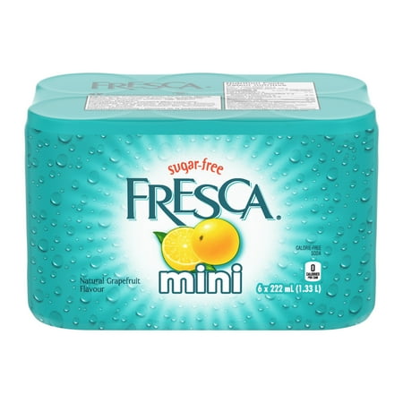 Fresca 222mL Mini-Cans 6 Pack, 222 mL - Walmart.ca