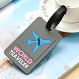 FESTFENDS 4Pcs Luggage Tags Interesting Baggage Label Fun Luggage Tags ...