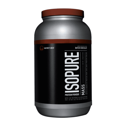 Isopure Mass Protein Powder, Dutch Chocolate, 53g Protein, 3.25 Lb ...