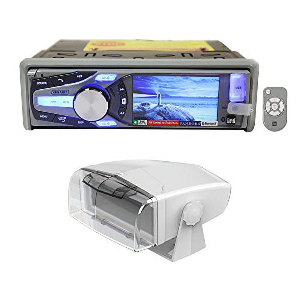 Package: Dual AM615BT Marine/Boat CD Radio Receiver With Bluetooth ...