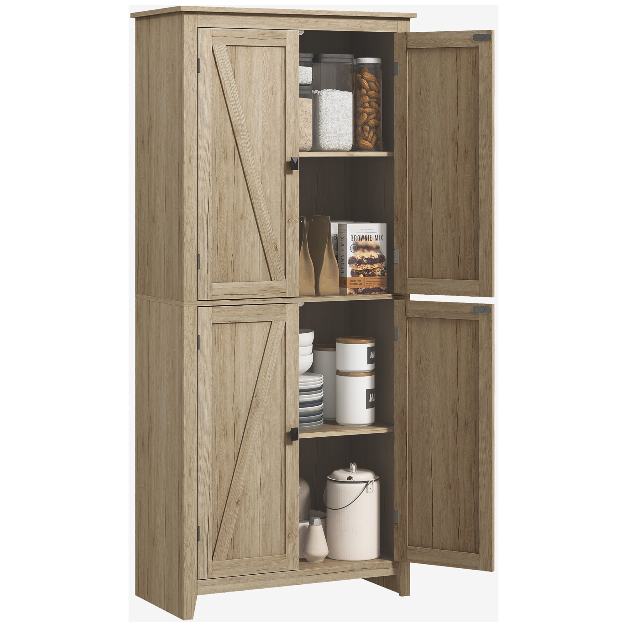 Click here for Homcom 72 Freestanding Kitchen Pantry  Buffet Cabi... prices