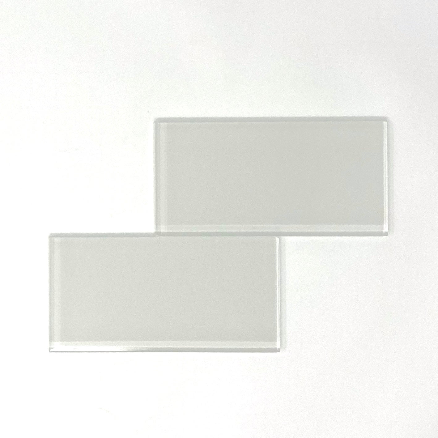 3 X 6 White Glass Subway Tile - Rainbow Series - Walmart.com