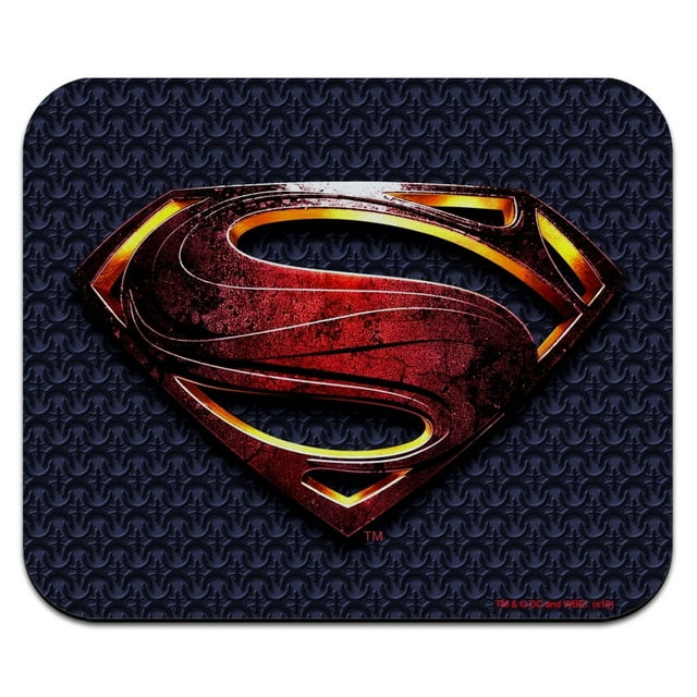 Justice League Movie Superman Logo Low Profile Thin Mouse Pad Mousepad ...