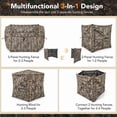 Kadyn Tent,5-IN-1 Detachable Hunting Blind for 2-3 People with Skylight ...