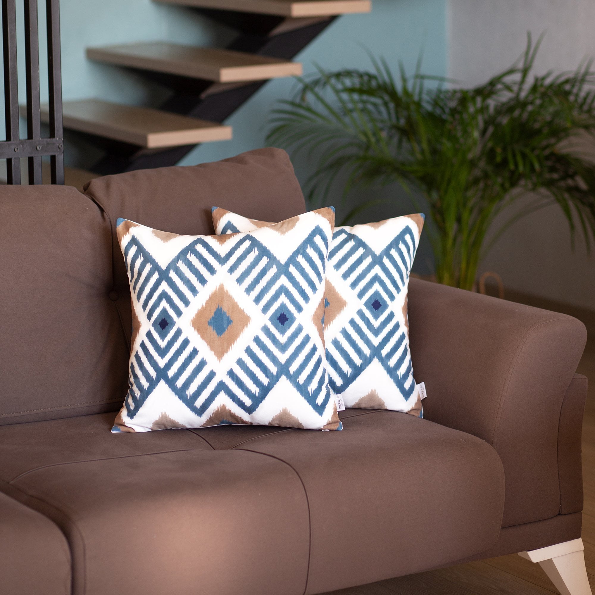 Click here for Mike & Co Ikat Decorative Square 18 Throw Pillow C... prices