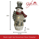 Gift Essentials LED Lighted Standing Snowman Indoor Christmas Decor ...