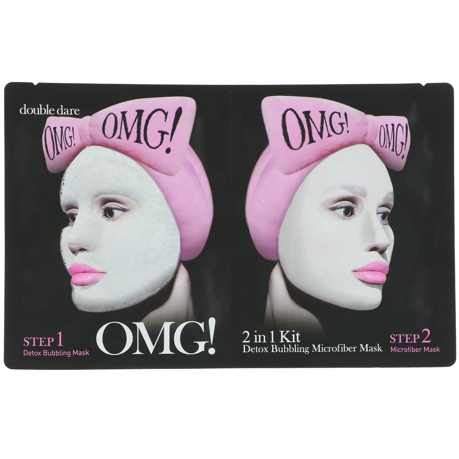 Double Dare Detox Bubbling Beauty Mask, 2 in 1 Kit - Walmart.com