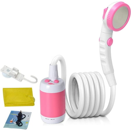 LZMY Portable Shower Electric Shower Camping Shower Built-in 5000mAh ...