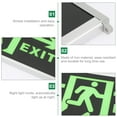 OUNONA 1pc Luminous Emergency Exit Sign Safety Exit Indicator ...