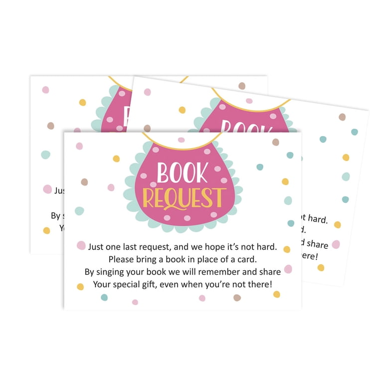 Baby Shower Bring A Book In Lieu Of A Card