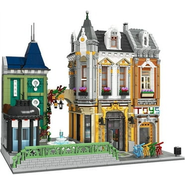 Lighted Music Store Cafe and Lounge Modular City Building Blocks Set ...