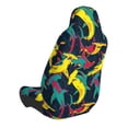 Lsque Colorful Sharks Pattern Car Seat Covers for Front Seats ...