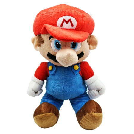 Super Mario Bros. Classic Mario Large Plush Toy With Secret Zipper ...