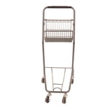 SSWBasics Mini Grocery Trolley - Utility Shopping Cart with 100 Pound ...