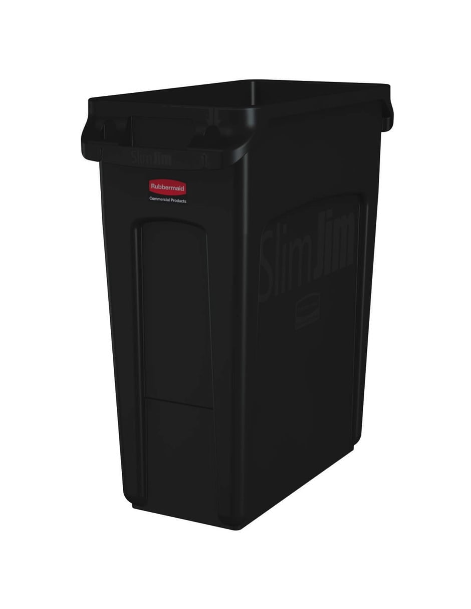 Contenedor SlimJim Canales Ventilacion Rubbermaid 60.6L,Ngro Rubbermaid 1955959 | Walmart en línea