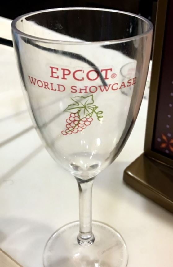 Disney Epcot Works Showcase Plastic Acrylic Wine Glass - Walmart.com
