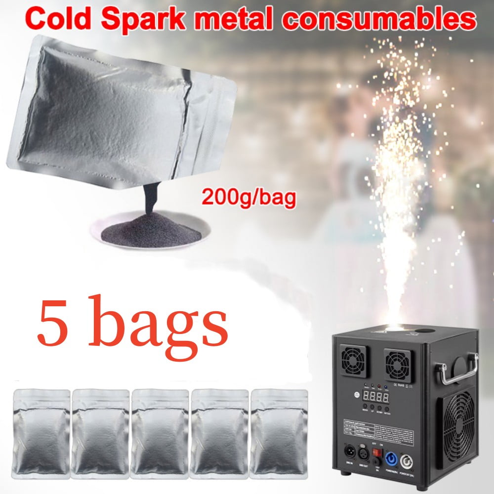 5 Pack Cold Spark Powder - SINGLE-USE PACK - Effect Granules for Indoor ...