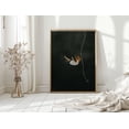 Affixzi Abstract Line Art Poster, Dark Minimalist Wall Decor, Modern ...