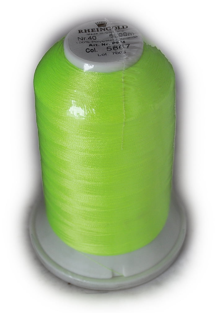 Maderia Thread Polyester 5867 Light Neon Green 914405867 - Walmart.com
