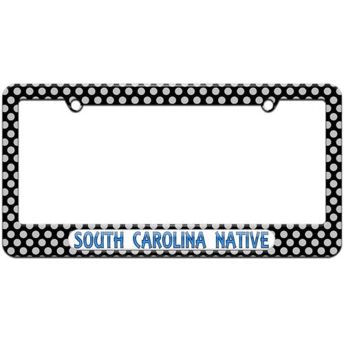 South Carolina Native, State Pride License Plate Tag Frame, Multiple ...