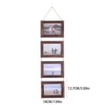 4×6 Inches Picture Frames with 4 Openings Rustics Wall Photo Frame ...