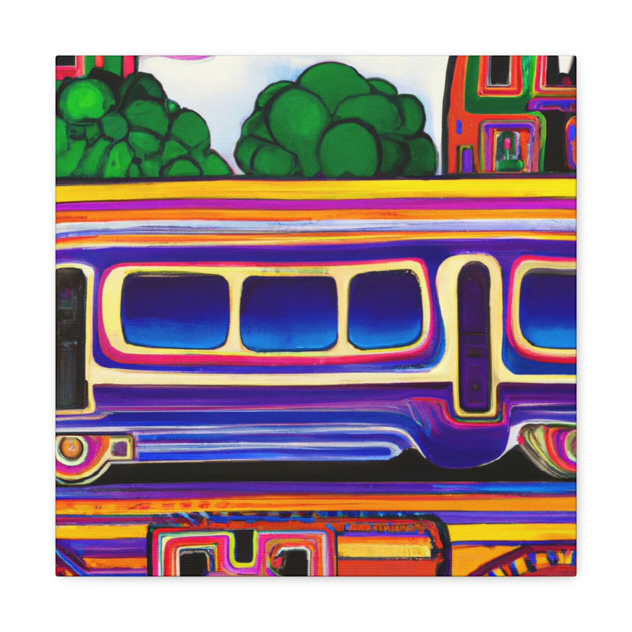 Subway Train Paint Folks - Canvas - Walmart.com