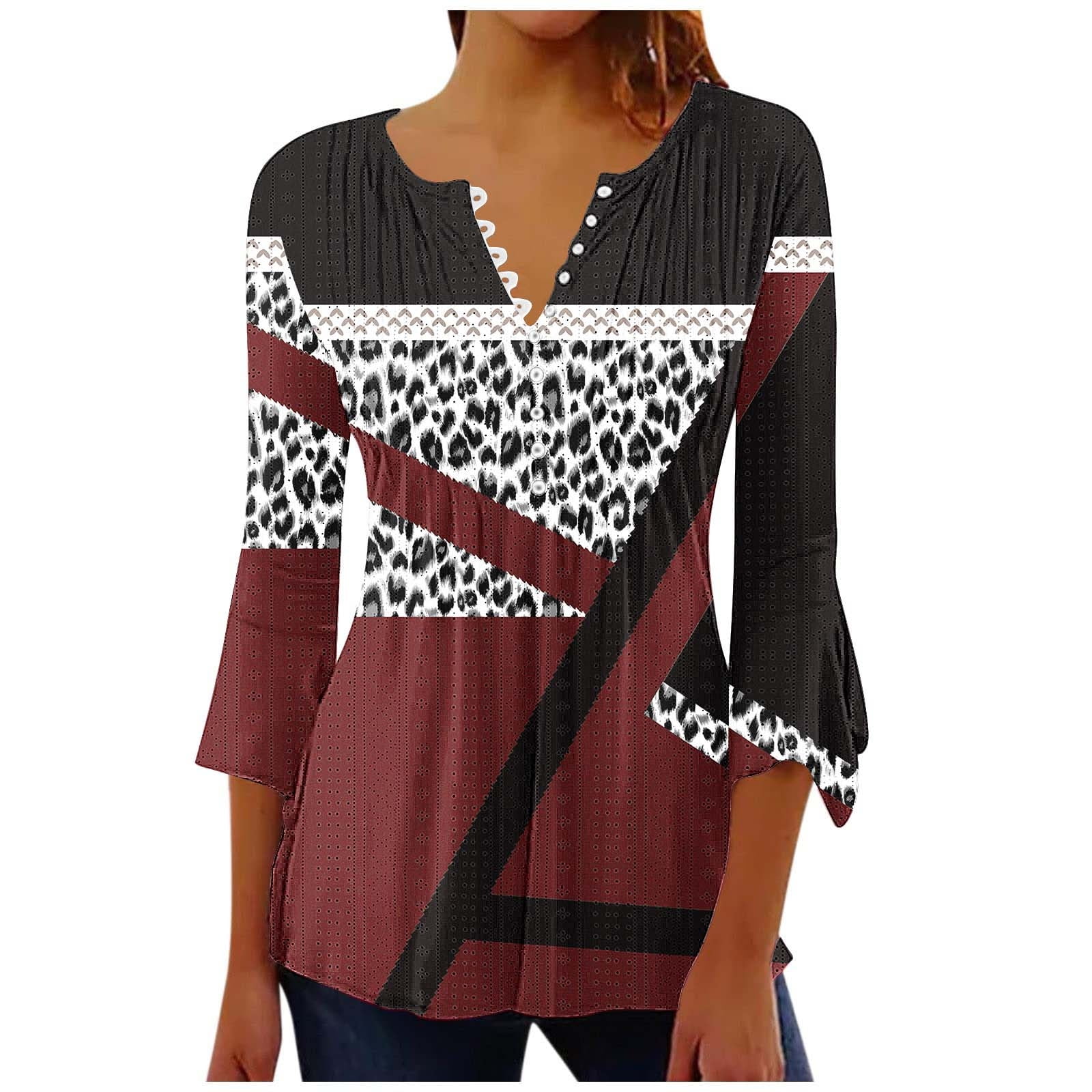 Click here for Birdeem Blouses For Women Womens Casual Printed Bu... prices