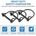 10pcs Wire Lock Pin, 1/4" Heavy Duty Safety Coupler Shaft Locking Pin ...