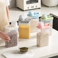 Large Capacity Plastic Food Storage Can for Grains and Rice - Airtight ...