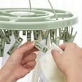 Twoworld Sock Drying Rack Clothes Rack Clip Clothes Hanger Green ...