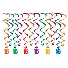 Danglers - Musical Notes Whirls 30 inches - Party Decoration - 3 per ...