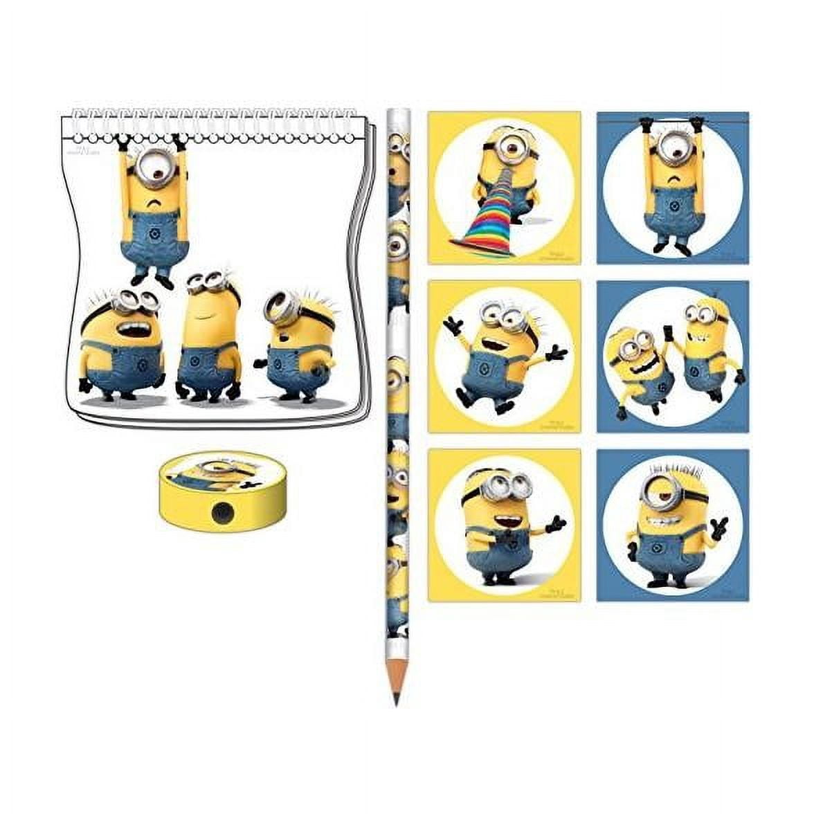 Minions - Set de Papelería Diseño Personajes (Azul, Amarillo, Blanco ...
