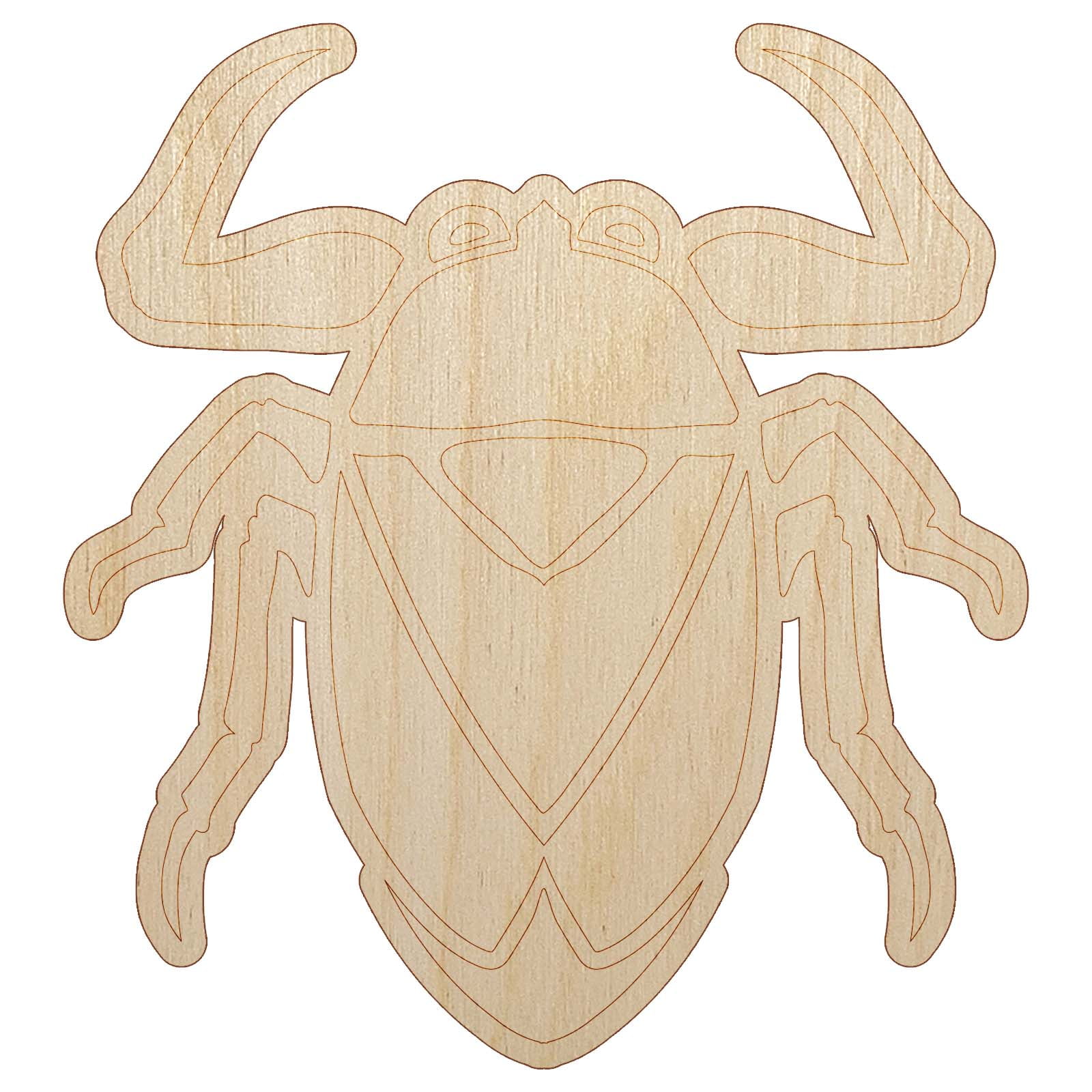 Giant Water Bug Aquatic Insect Wood Shape Unfinished Piece Cutout Craft ...