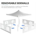 Quictent 20'X20' Waterproof Outdoor PVC Pole Tent, Fire Resistant Party ...
