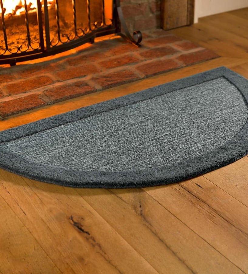 Madrid Banded Half-Round Hearth Rug, 2' x 4' - Walmart.com