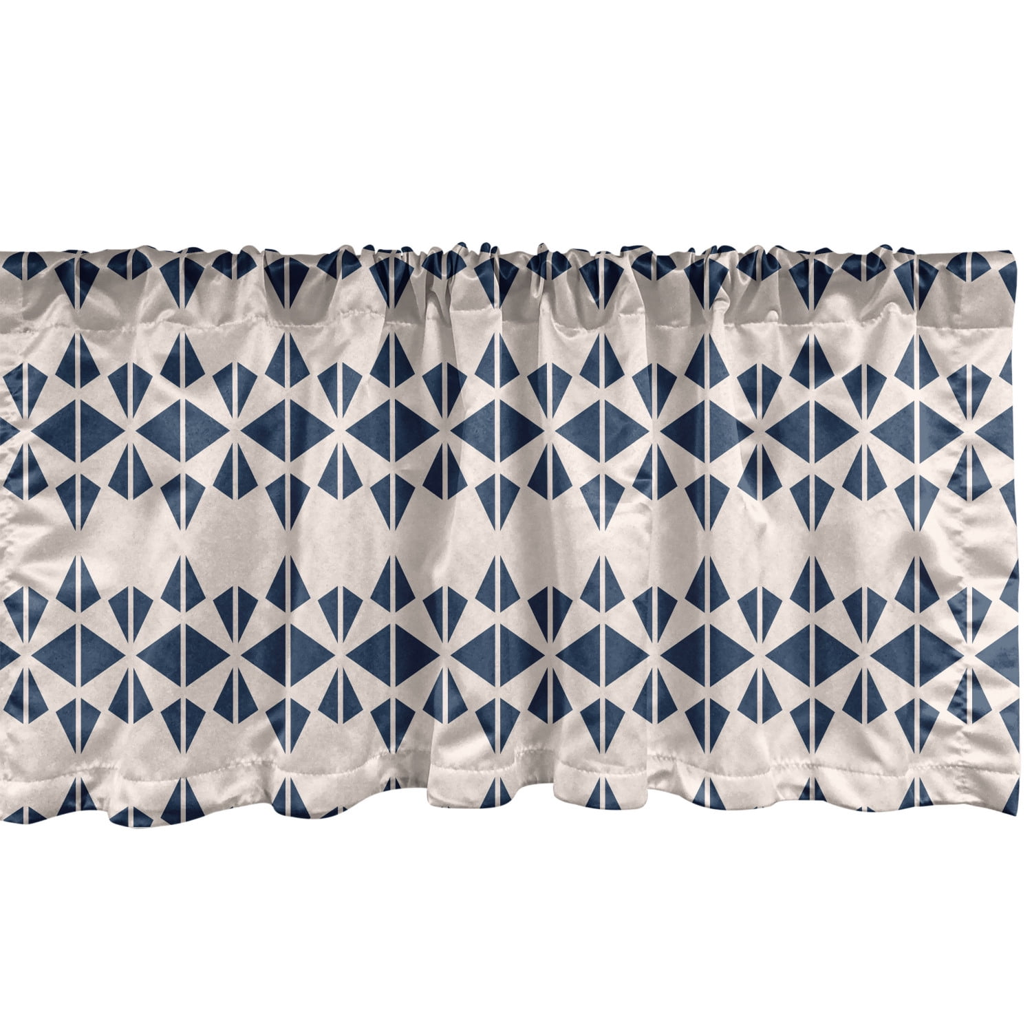 Abstract Window Valance Pack Of 2 Continuous Triangle Arrangement