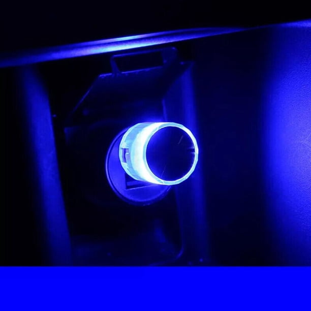 CAIROYAR Mini luz LED roja inalámbrica USB para coche, ambiente ...