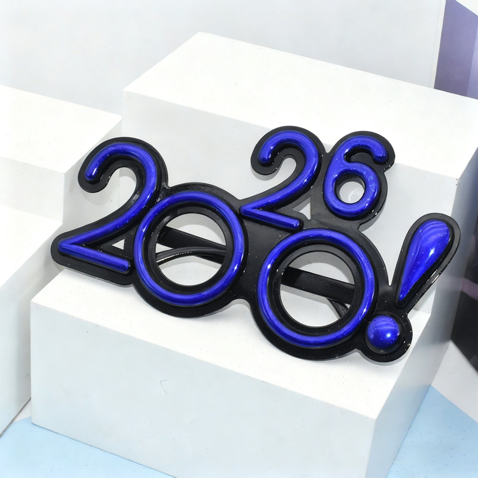Lunettes de Nouvel An 2026 Paillettes Point d'Exclamation Festif pour ...
