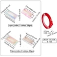 1set 40pcs Paper Folding boxes Empty Eyelash Packaging box with Clear ...