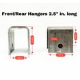 Tandem Trailer Axle Hanger Kit for Double Eye Spring (5.2K) - Walmart.com
