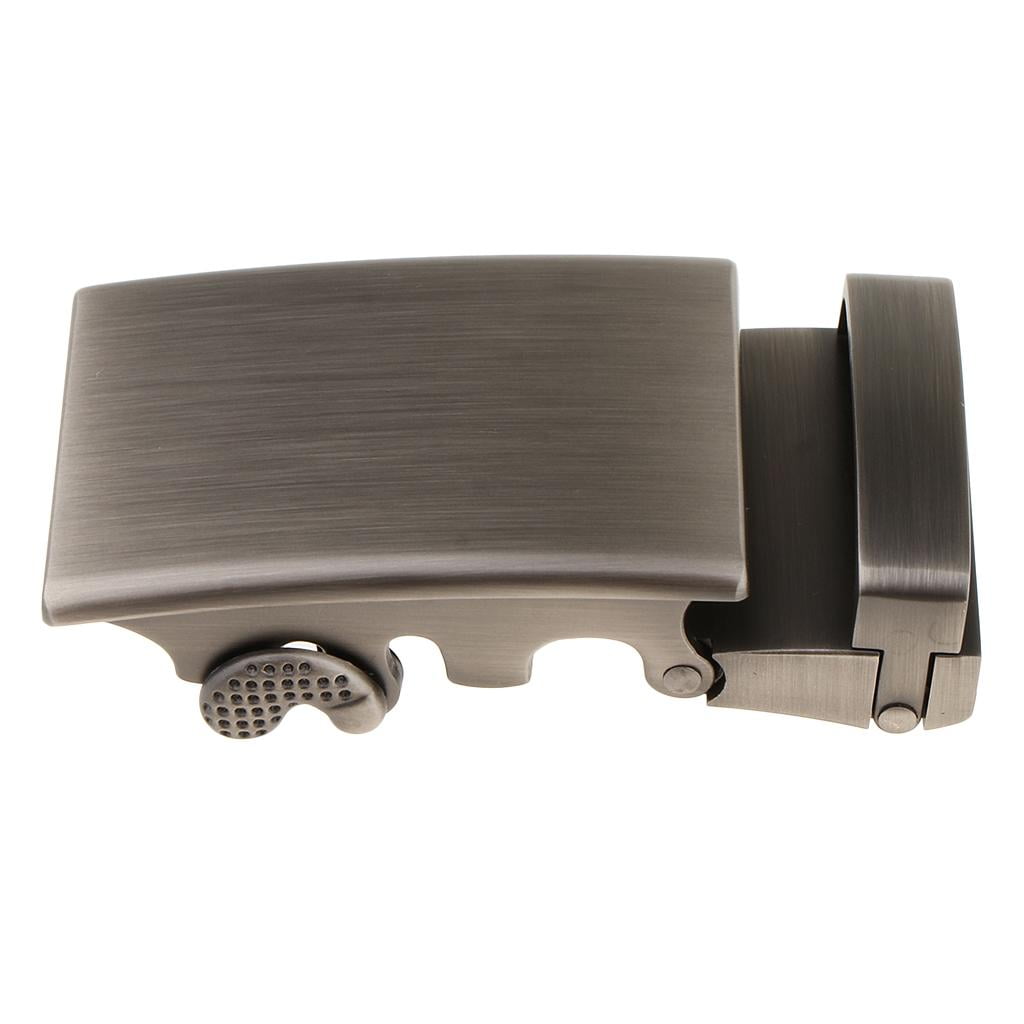 Automatic Slide Buckle Replacement Metal Rectangle Ratchet Belt Buckle ...
