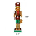 Christmas Decorations Nutcracker Figures, Wooden Gingerbread Man ...