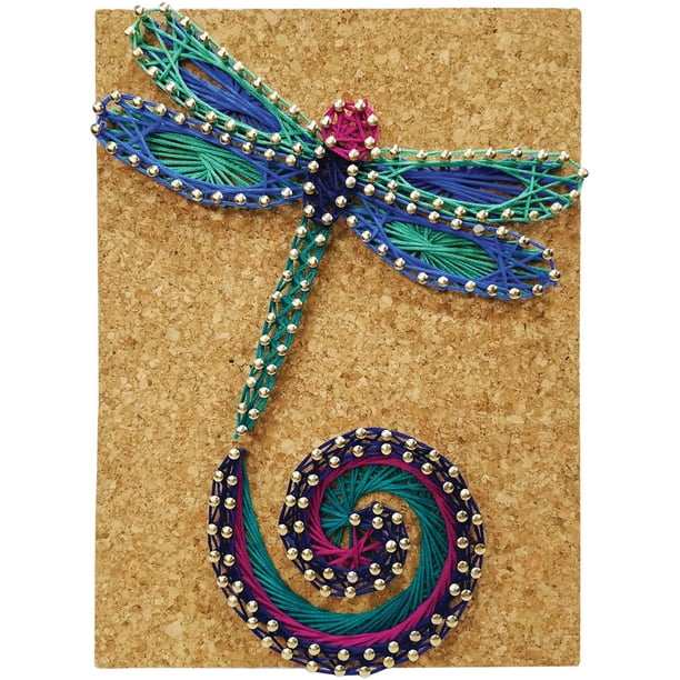 Pretty Twisted String Art DIY Kit-Dancing Dragonfly - Walmart.com