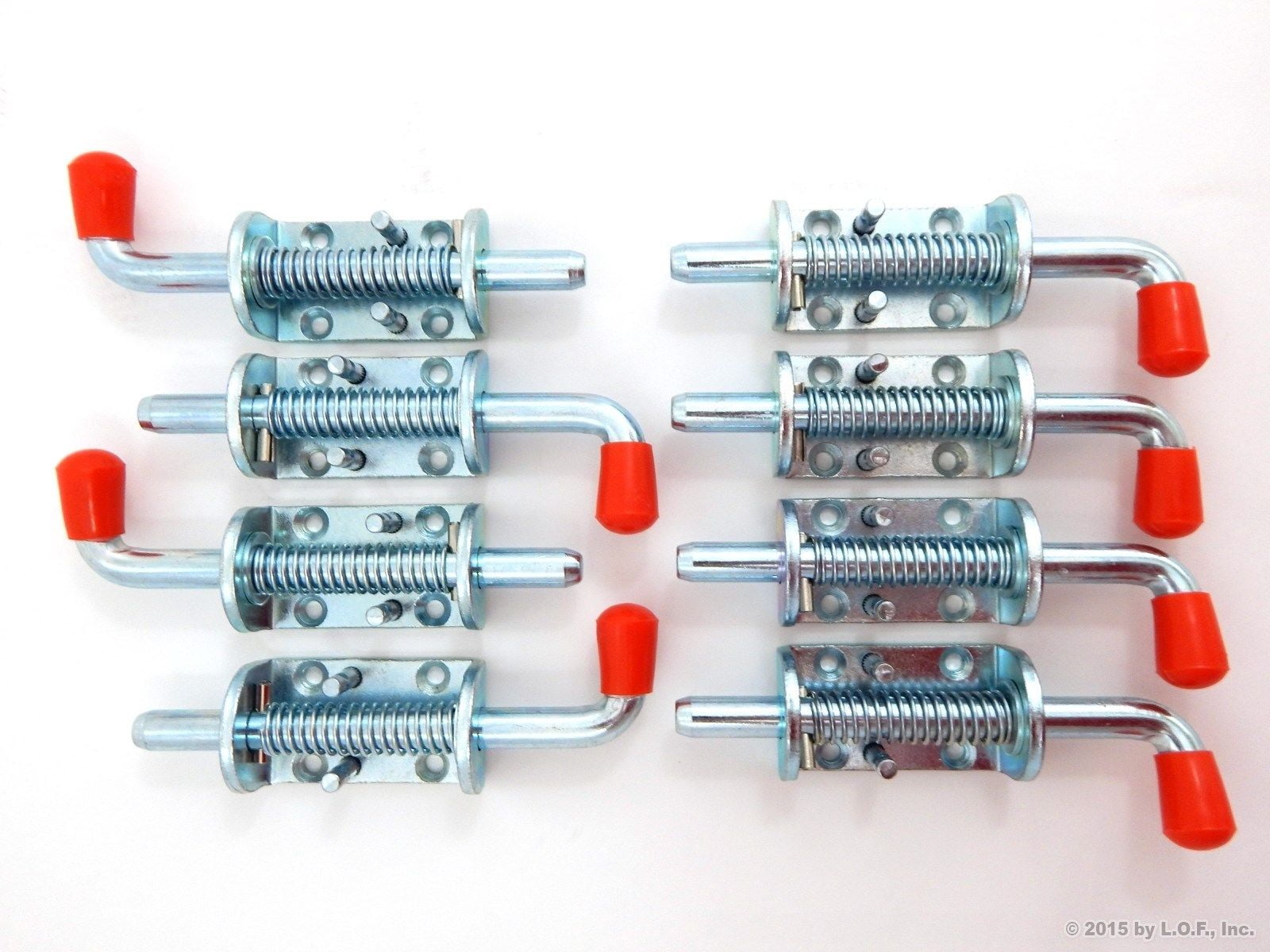Buy 8 Pcs Metal Lock Barrel Bolt Spring Loaded Latch 6.5 Inches Long w ...