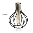 Agiufgs Geometric Metal Vase, Removable Clear Acrylic Inner Tube for ...