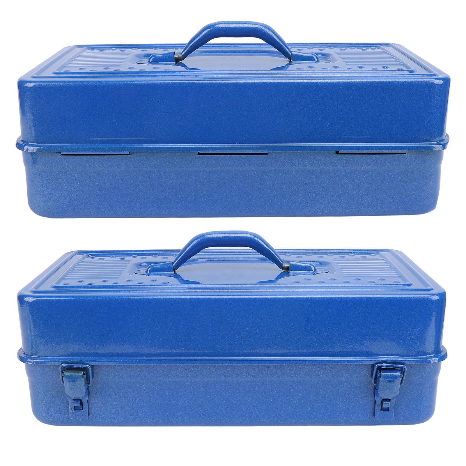 Blue Tool Chest Blue Toolbox Metal Structure Portable Tool Storage ...